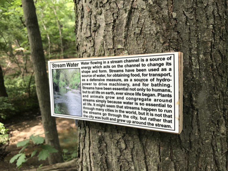 Ecological Information Signs Added at Abbey Brook | ReGreen Springfield